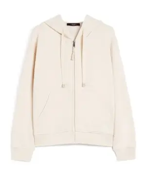 Max Mara Zip-up Cotton Hoodie