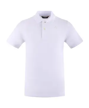 K-WAY Logo Patch Short-sleeved Polo Shirt - White