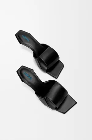 Loewe Origami Slide In Lambskin - Black