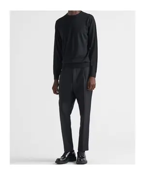 Prada Knitted Crew Neck Jumper