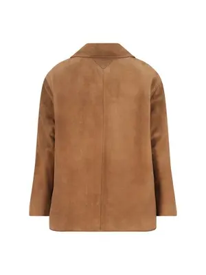 Prada Suede Lapel Jacket