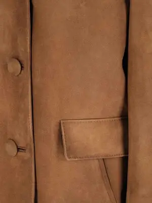 Prada Suede Lapel Jacket
