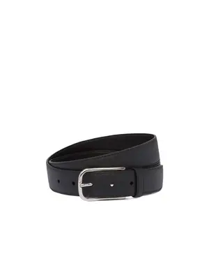Prada Saffiano Leather Belt - Black