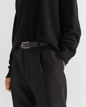 Prada Saffiano Leather Belt