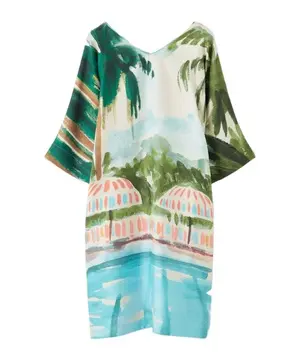 Loro Piana Allison Printed Dress - Green