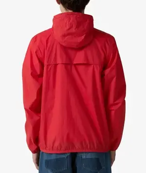 K-WAY Zip-up Hooded Jacket - Red