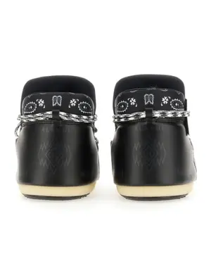 Alanui X Moon Boot Bandana Printed Round Toe Boots