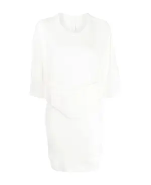 DION LEE Corset-detail Tunic Top - White
