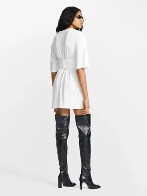 DION LEE Corset-detail Tunic Top