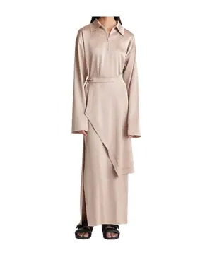 Nanushka Draped Midi Dress