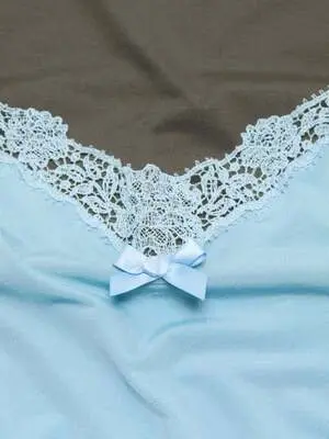 Acne Studios Layered Top With Bow Detail