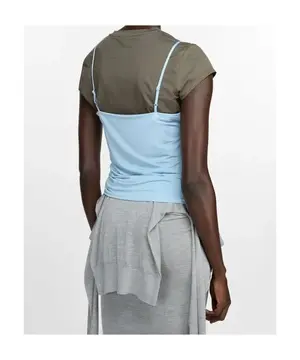 Acne Studios Layered Top With Bow Detail