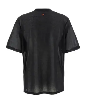 Victoria Beckham Logo Embroidered Crewneck T-shirt