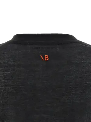 Victoria Beckham Logo Embroidered Crewneck T-shirt