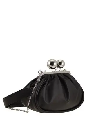 Max Mara Medium Milvanew Nappa Leather Clutch Bag