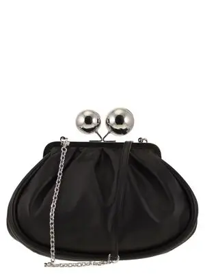 Max Mara Medium Milvanew Nappa Leather Clutch Bag