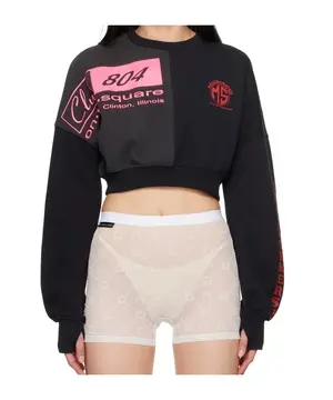MARINE SERRE Graphic Print Sweatshirt