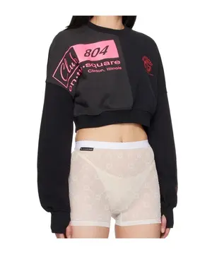 MARINE SERRE Graphic Print Sweatshirt