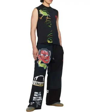 MARINE SERRE Regenerated Graphic Track Pants