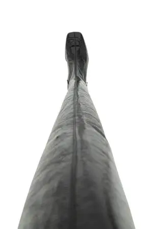 COURREGES Block Heel Thigh-high Boots