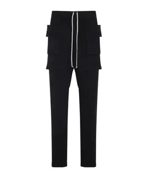 Rick Owens Pocket-detailed Drawstring Pants - Black