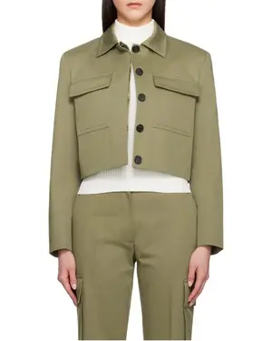 ANINE BING Dayton Jacket - Olive Green