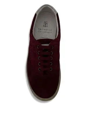 Brunello Cucinelli Corduroy-suede Sneakers