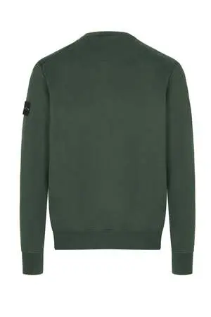 Stone Island Logo Patch Crewneck Sweatshirt