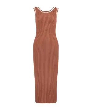 TOD'S Sleeveless Dress - Brown