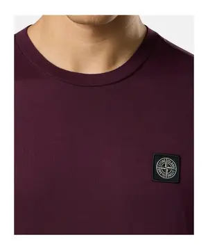 Stone Island Logo Patch Crewneck T-shirt