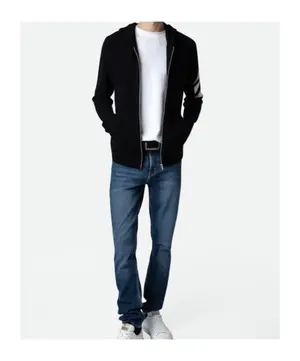 Zadig&Voltaire Clash Zip Up Hooded Cardigan