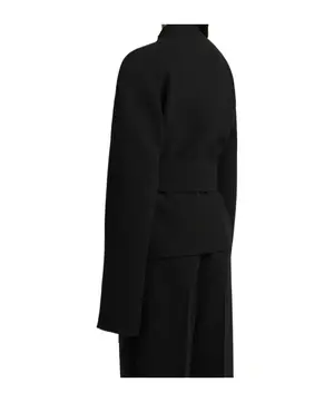 Khaite Edith Long-sleeved Belted Jacket