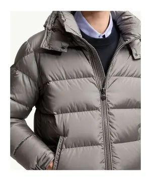Moncler Maya Matte Short Down Jacket - Grey