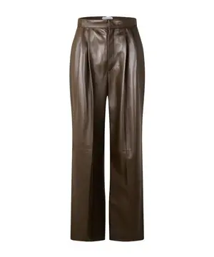 Bottega Veneta Wide-leg Faux Leather Trousers