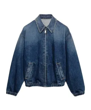 Prada Zip-up Denim Jacket