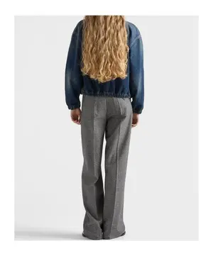 Prada Zip-up Denim Jacket