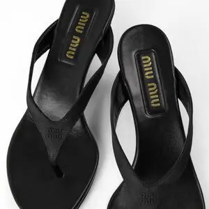 Miu Miu Heeled Mule Sandal