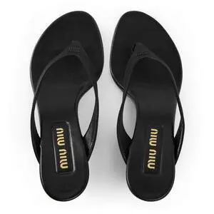 Miu Miu Heeled Mule Sandal
