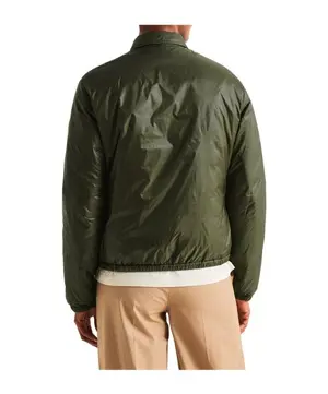 Moncler Glossy Lightweight Bomber Jacket
