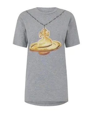VIVIENNE WESTWOOD Heather Gray Short-sleeve Tee