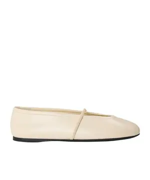 Miu Miu Leather Mary Jane Ballet Flats