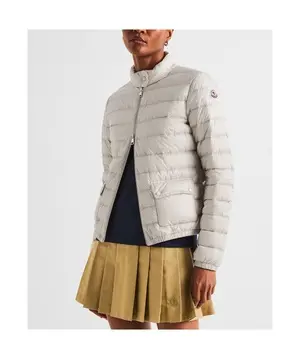 Moncler Short Down Jacket - Beige