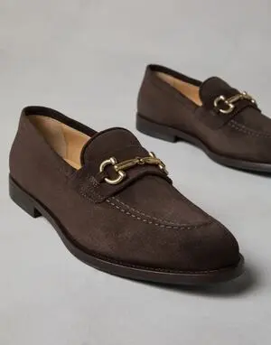 Brunello Cucinelli Gold-tone Hardware Loafers