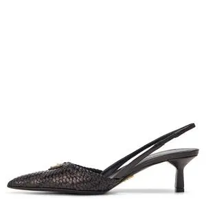 Prada Slingbacks With Woven Finish