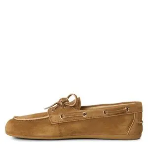 Miu Miu Suede Boat Shoes With Tie Fastening - No