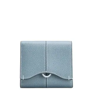 TOD'S Logo Wallet - Sky-blue