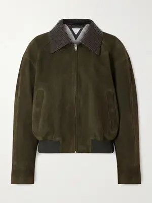 Bottega Veneta Suede Leather Blouson