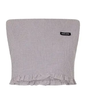 Miu Miu Check Crop Top