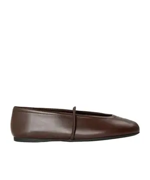 Miu Miu Leather Mary Jane Ballet Flats