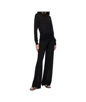 TOTEME Ribbed Hem Crewneck Knitted Jumper